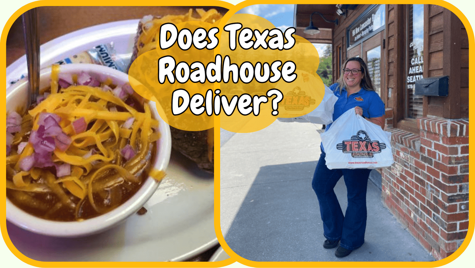 Does Texas Roadhouse Deliver? - Texas RoadHouse Menu
